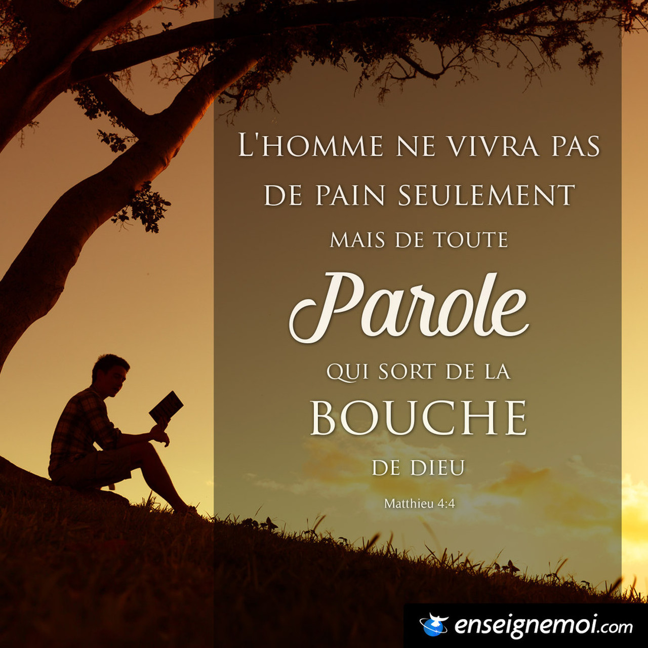 Le Verset Du Jour En Image Bible Enseignemoi