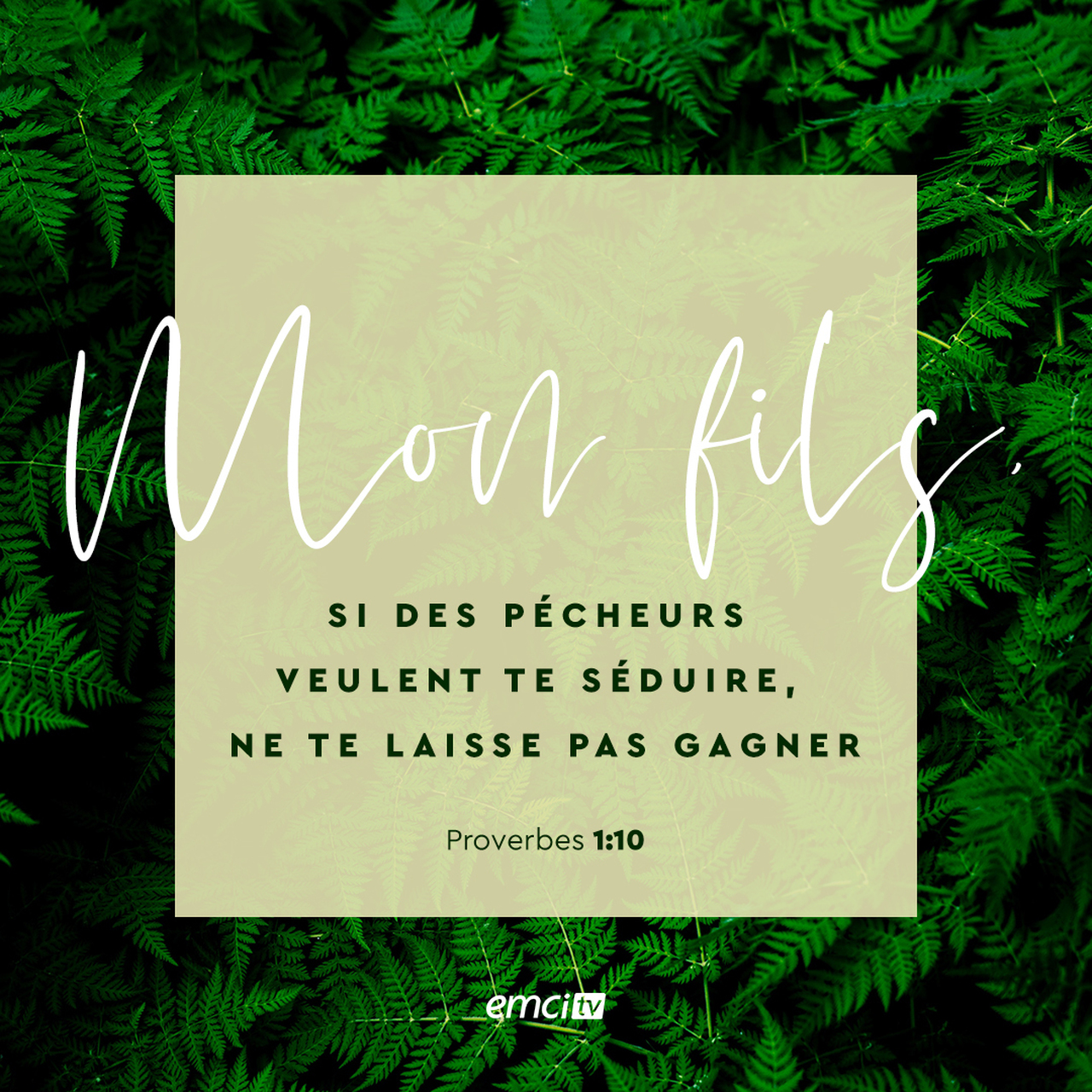 Le verset du jour en image :: Bible :: EMCI TV