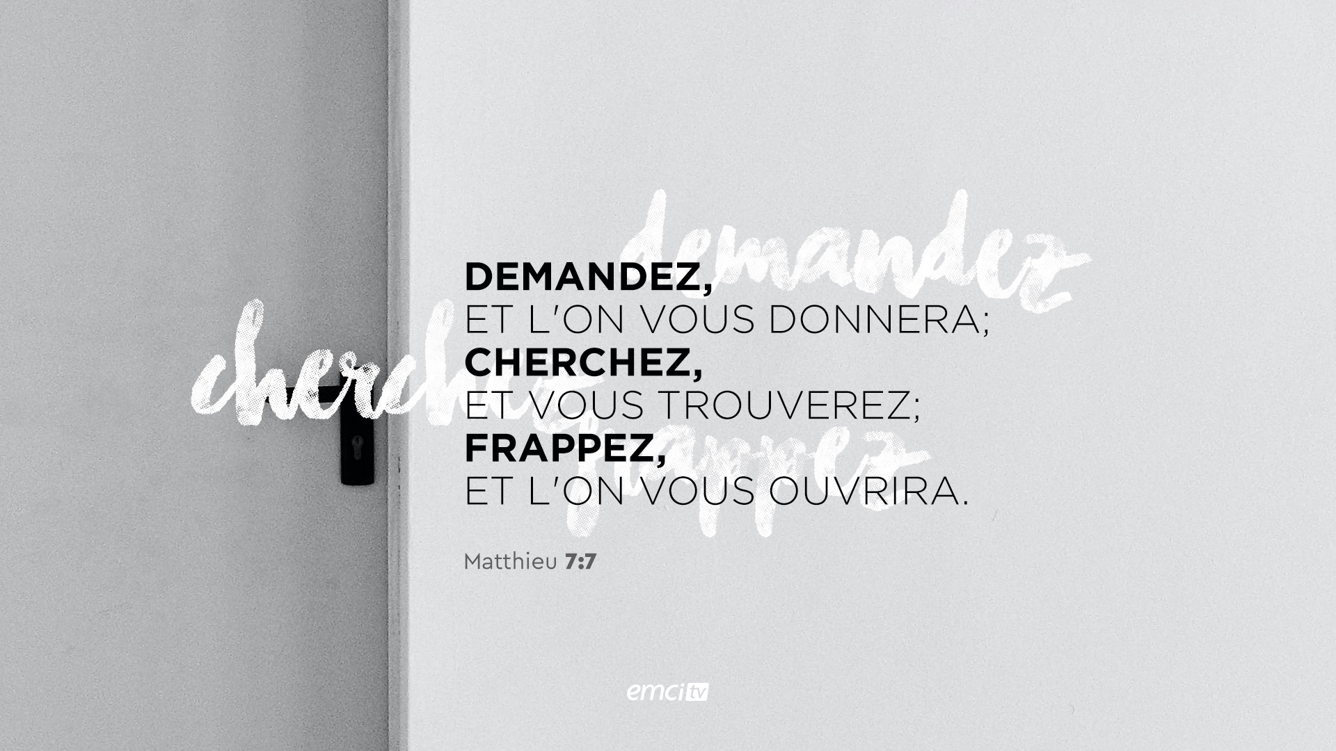 Le verset du jour en image :: Bible :: EMCI TV