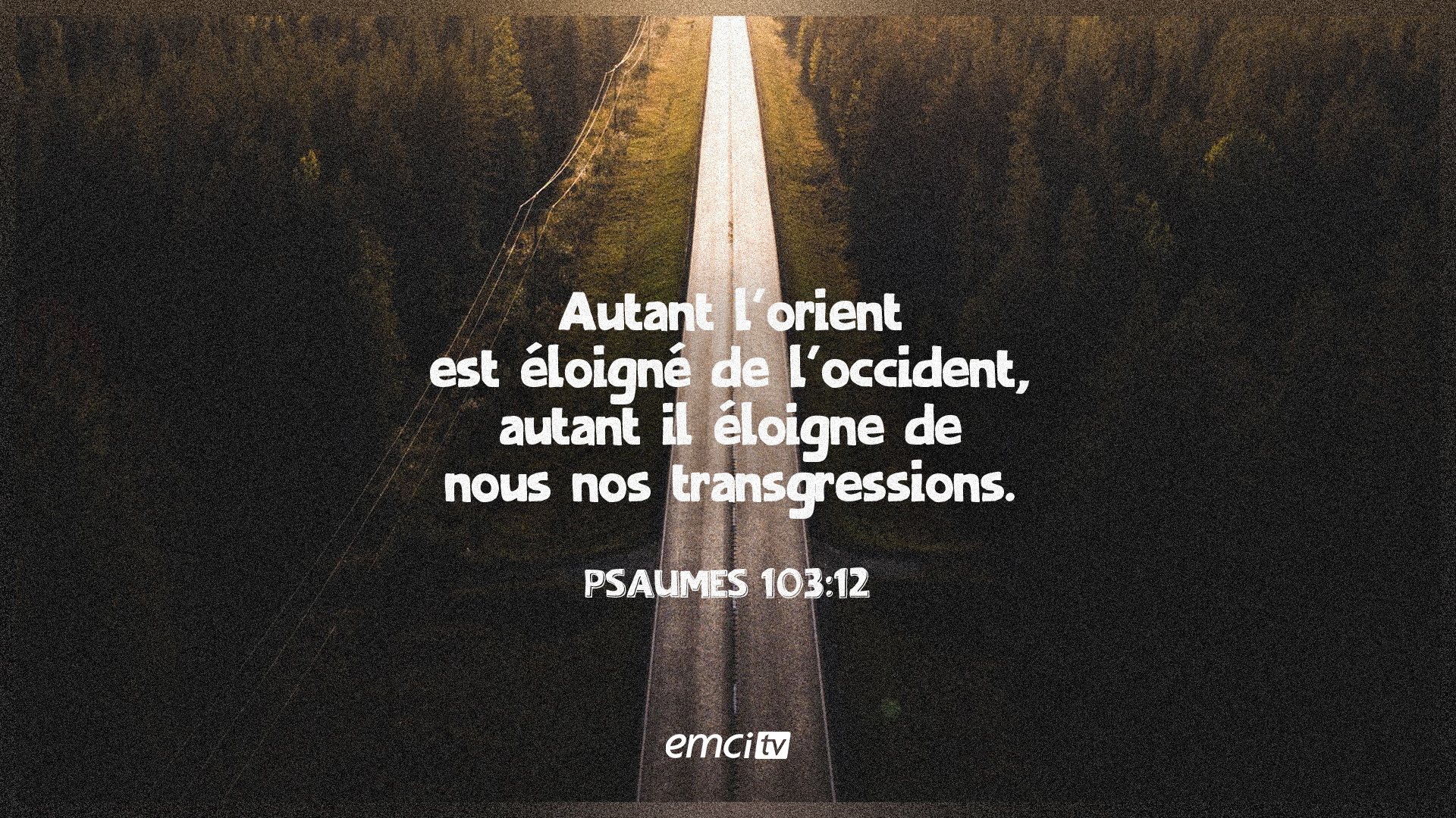 Le verset du jour en image :: EMCI TV