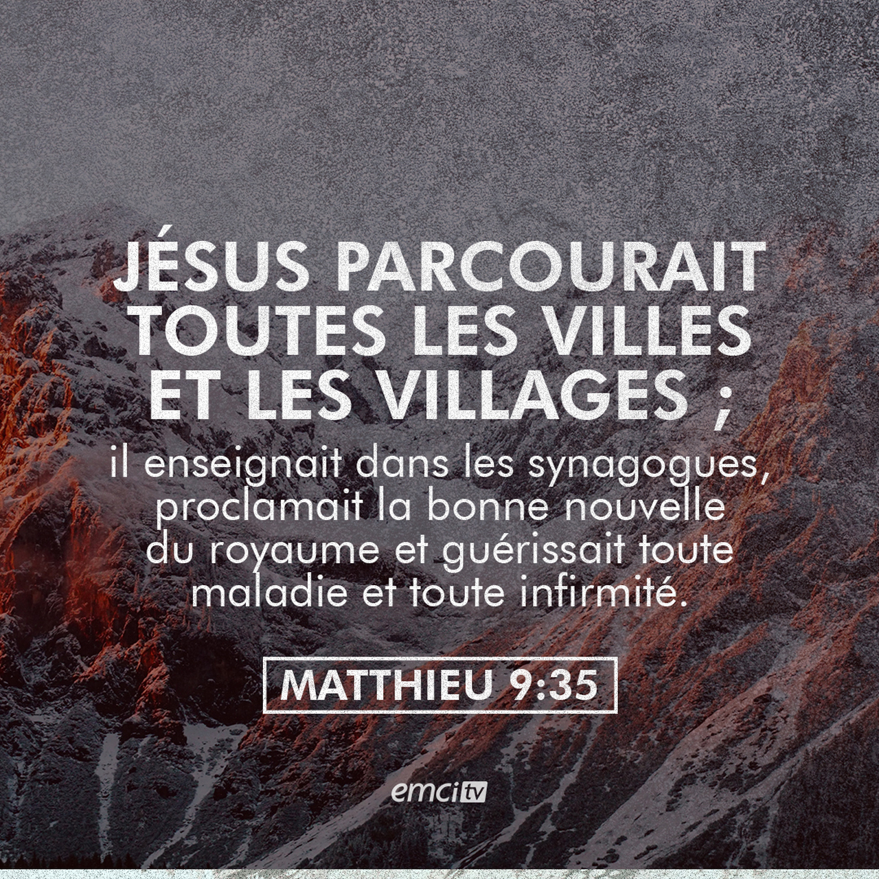 Le verset du jour en image :: EMCI TV