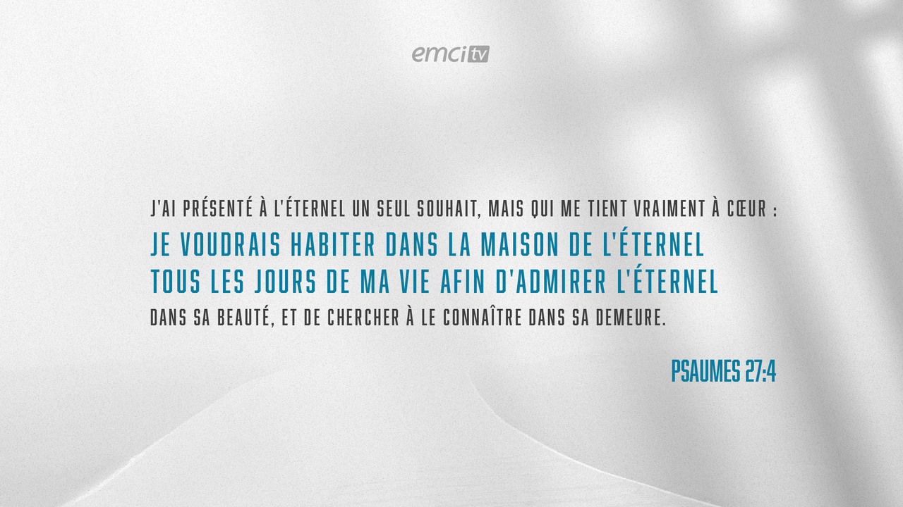 Le verset du jour en image :: EMCI TV