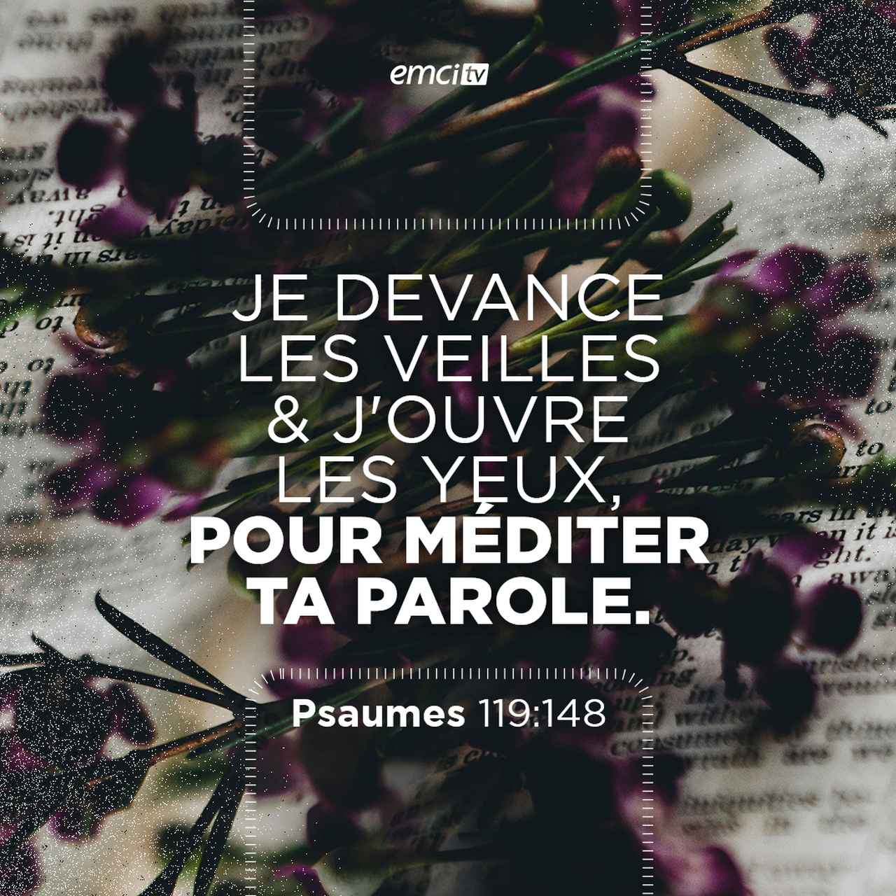 Le verset du jour en image :: EMCI TV