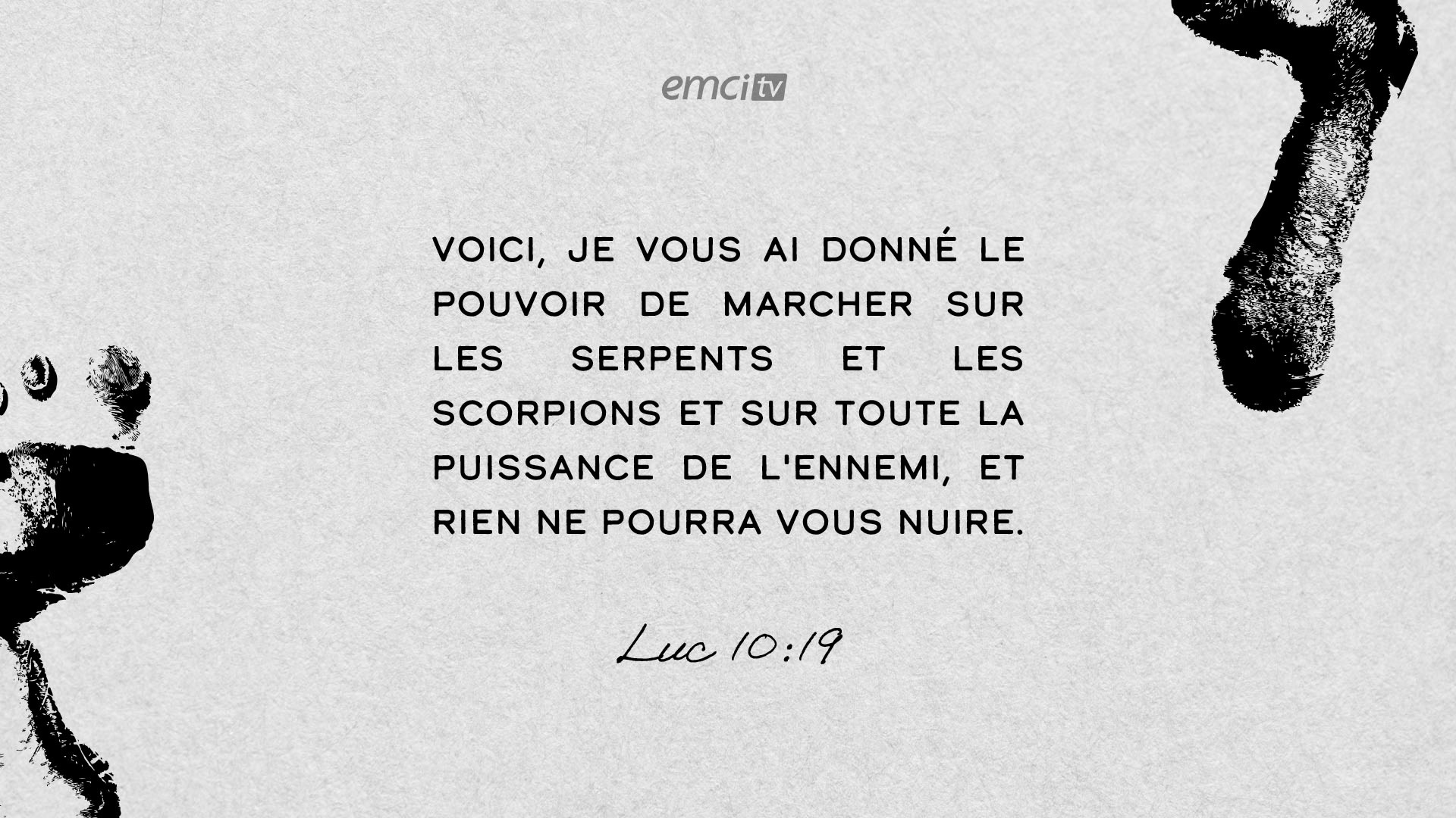 Le verset du jour en image :: EMCI TV