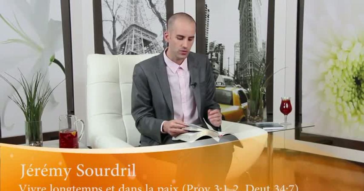 Vivre longtemps et dans la paix - Jérémy Sourdril - EMCI TV